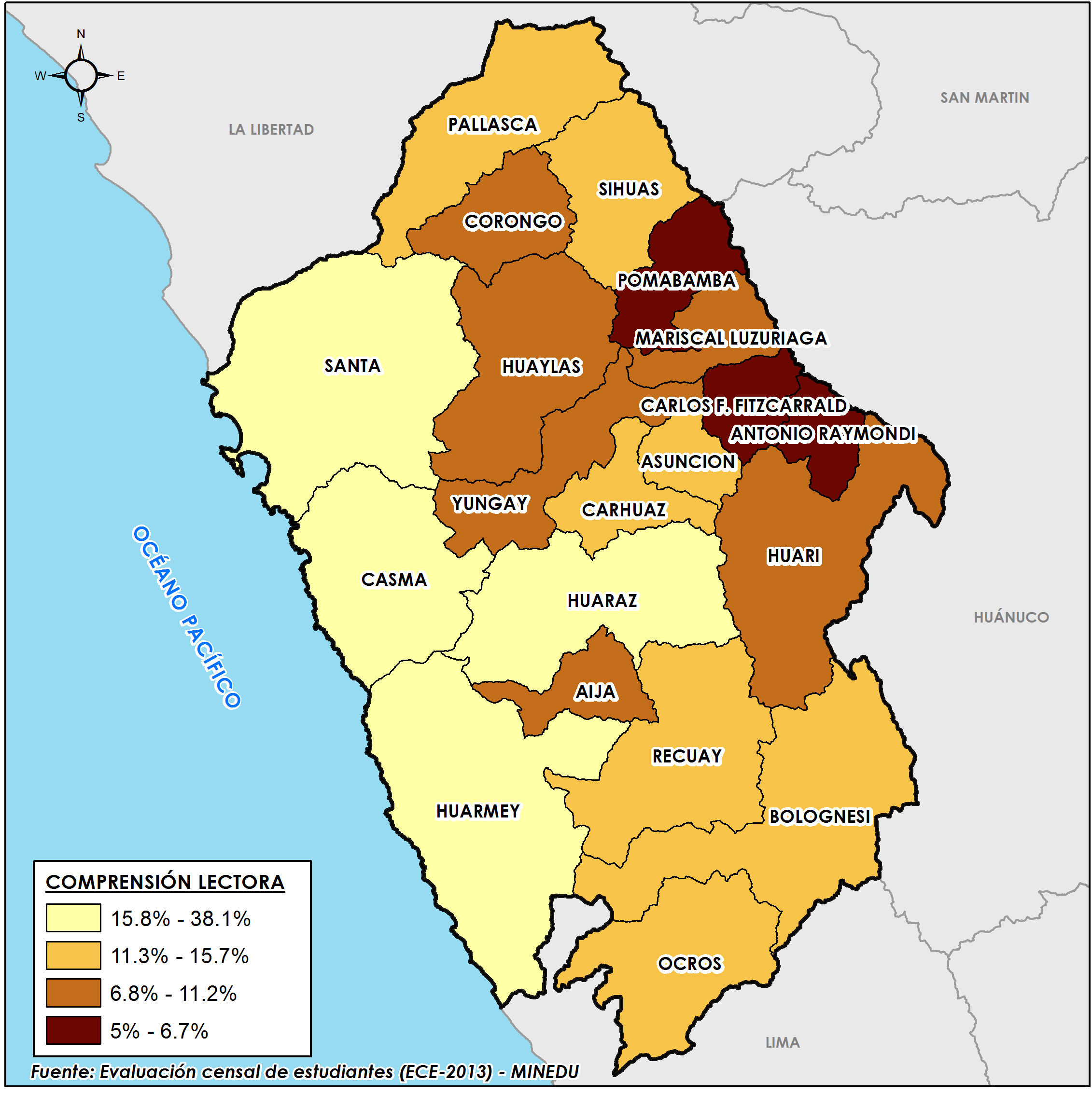 Mapa de Indicadores de Ancash