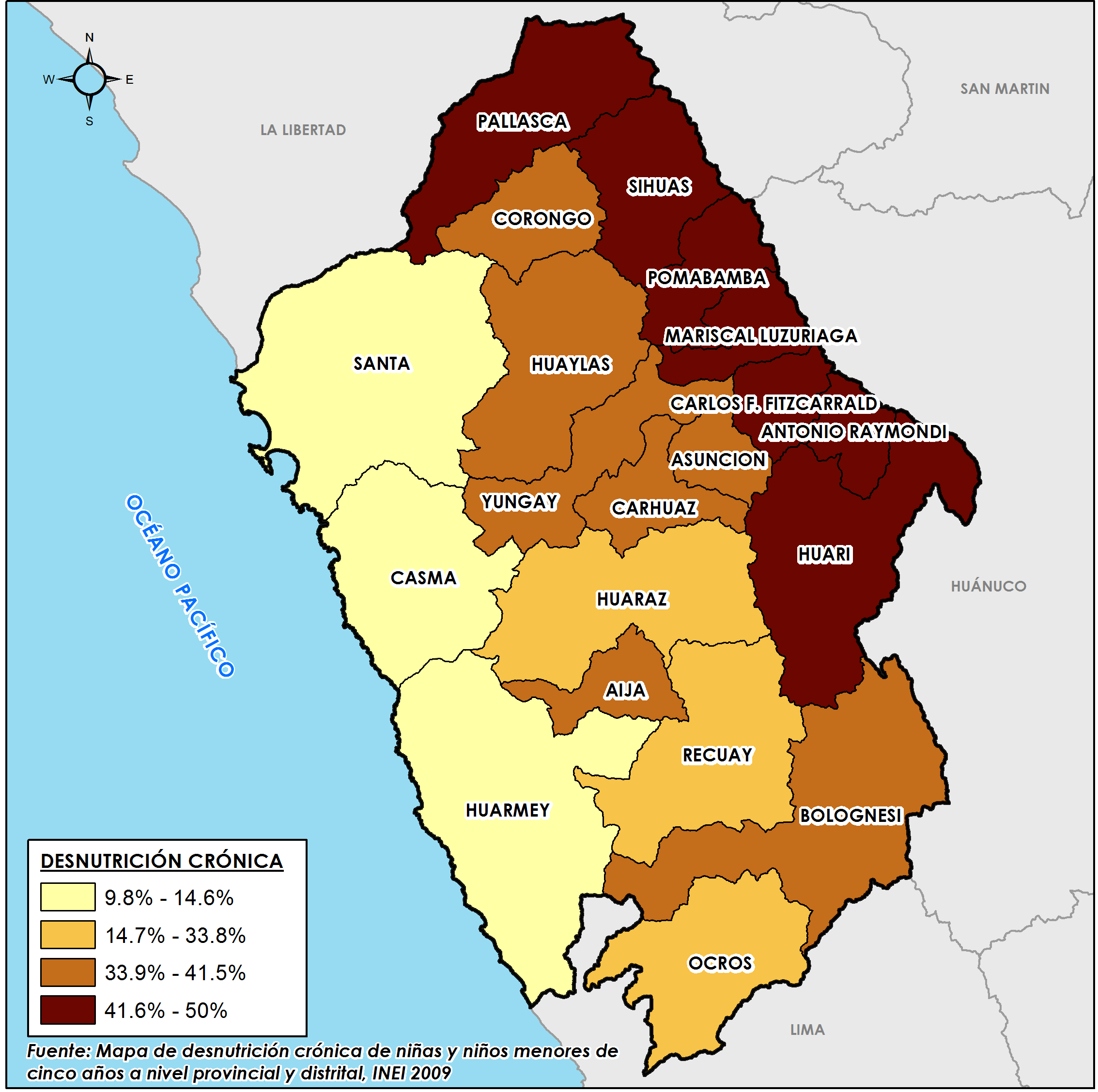 Mapa de Indicadores de Ancash