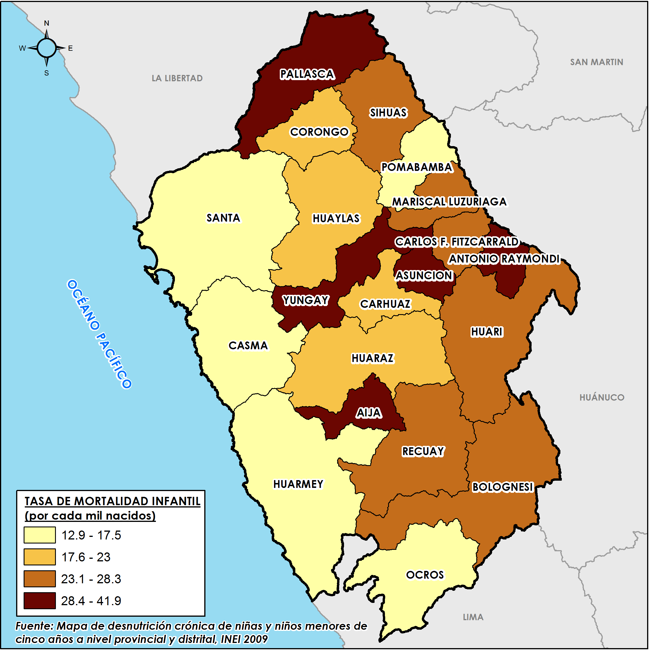 Mapa de Indicadores de Ancash