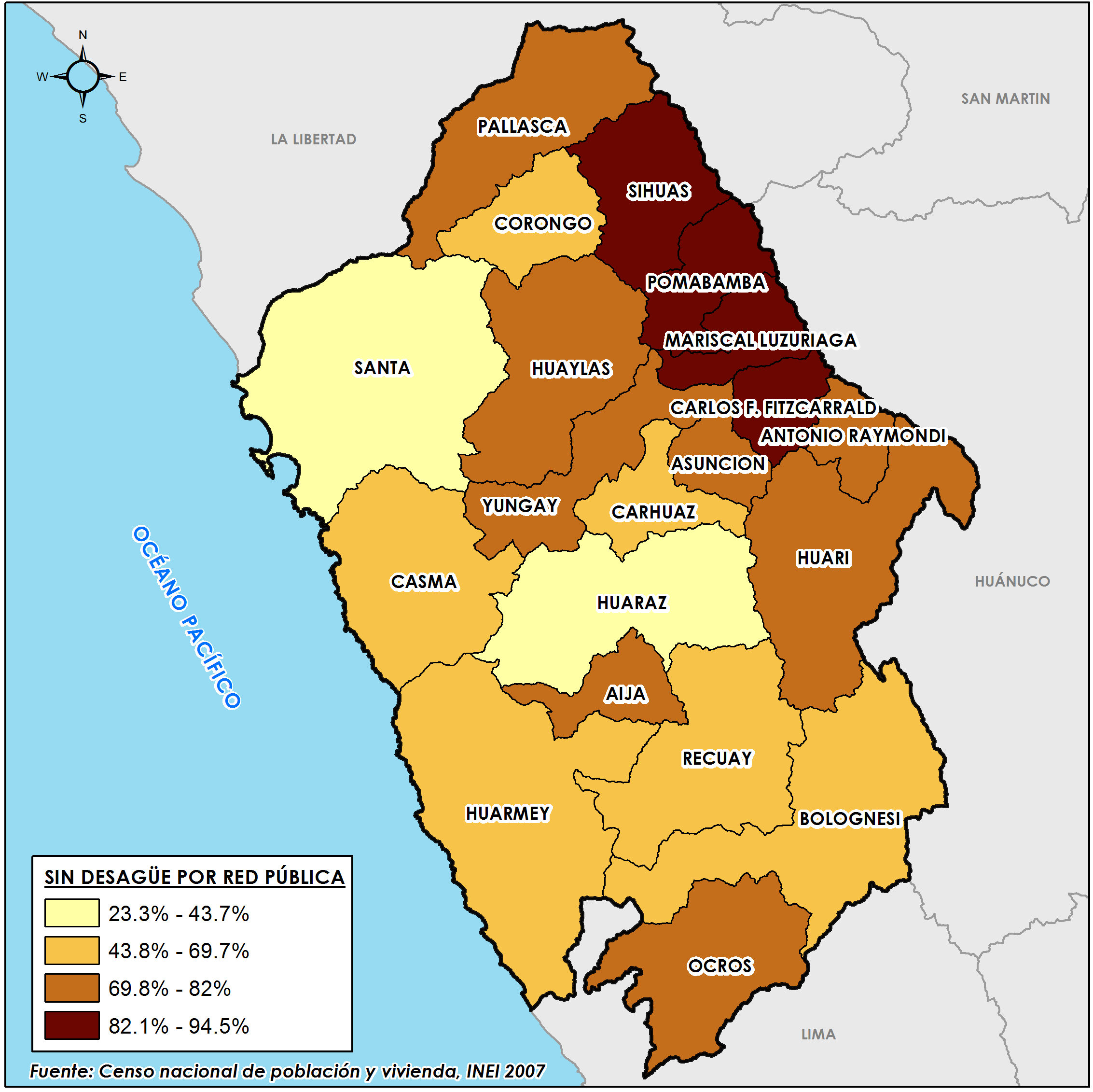 Mapa de Indicadores de Ancash