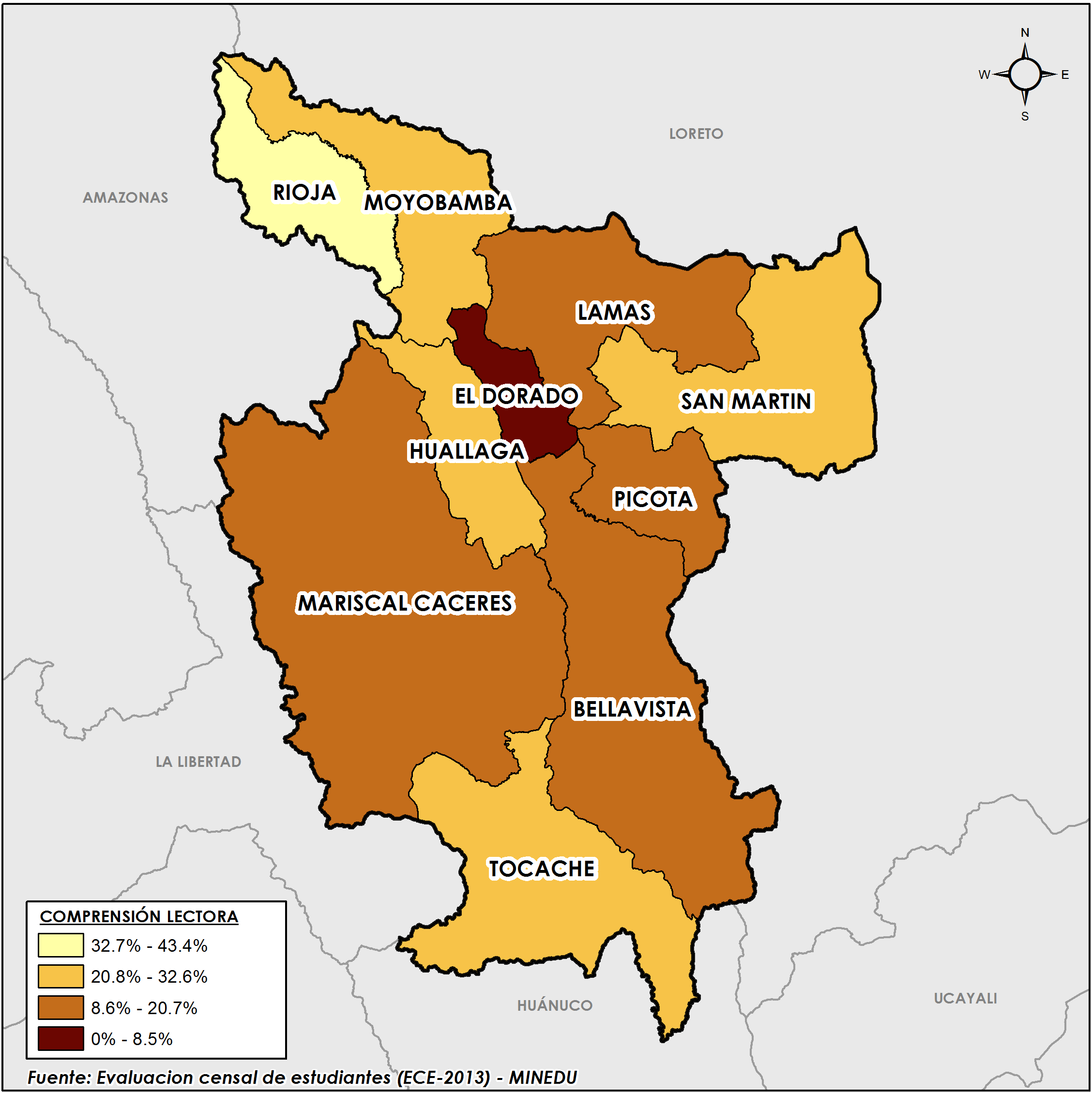 Mapa de Indicadores de San Martín