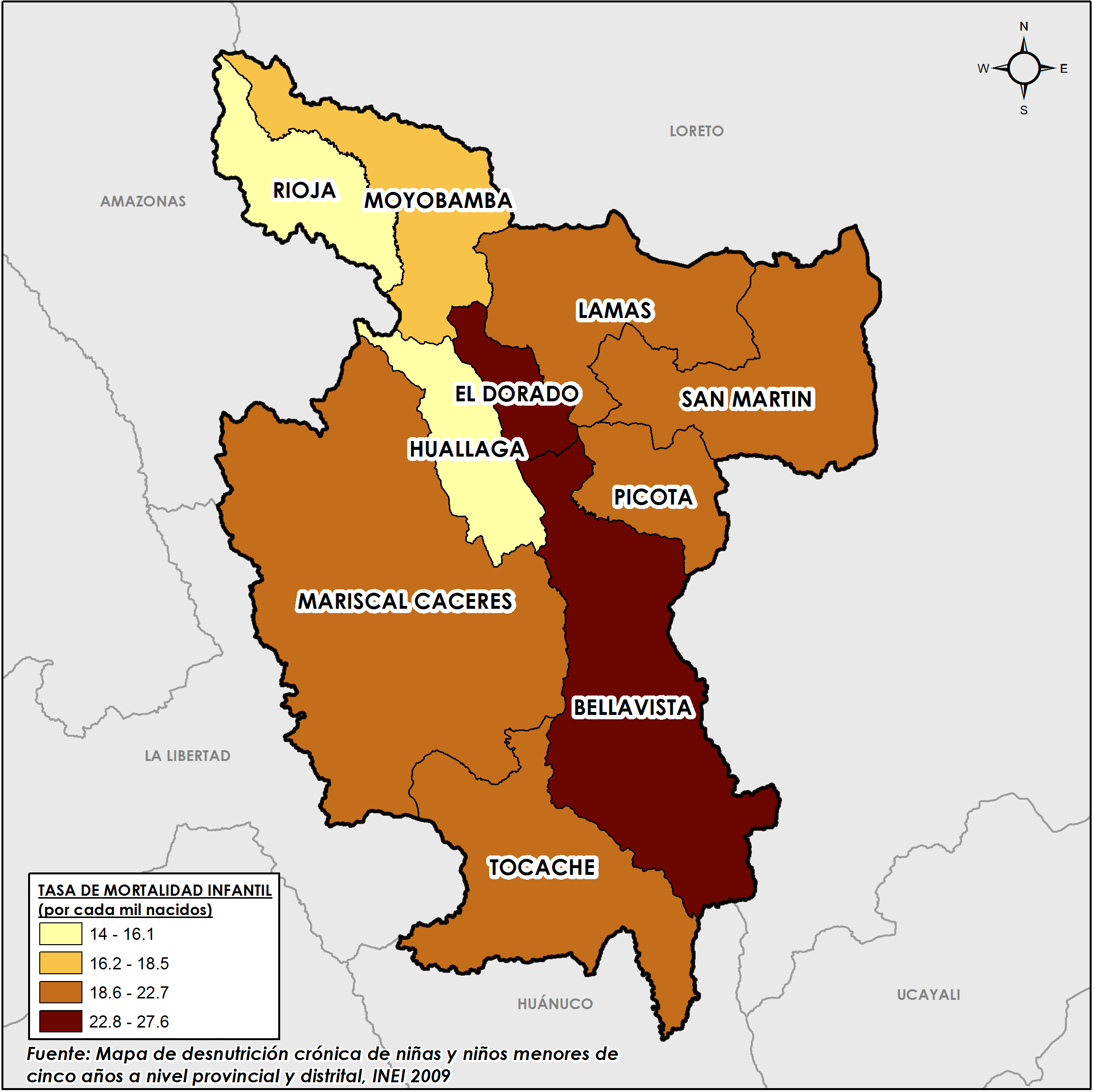 Mapa de Indicadores de San Martín