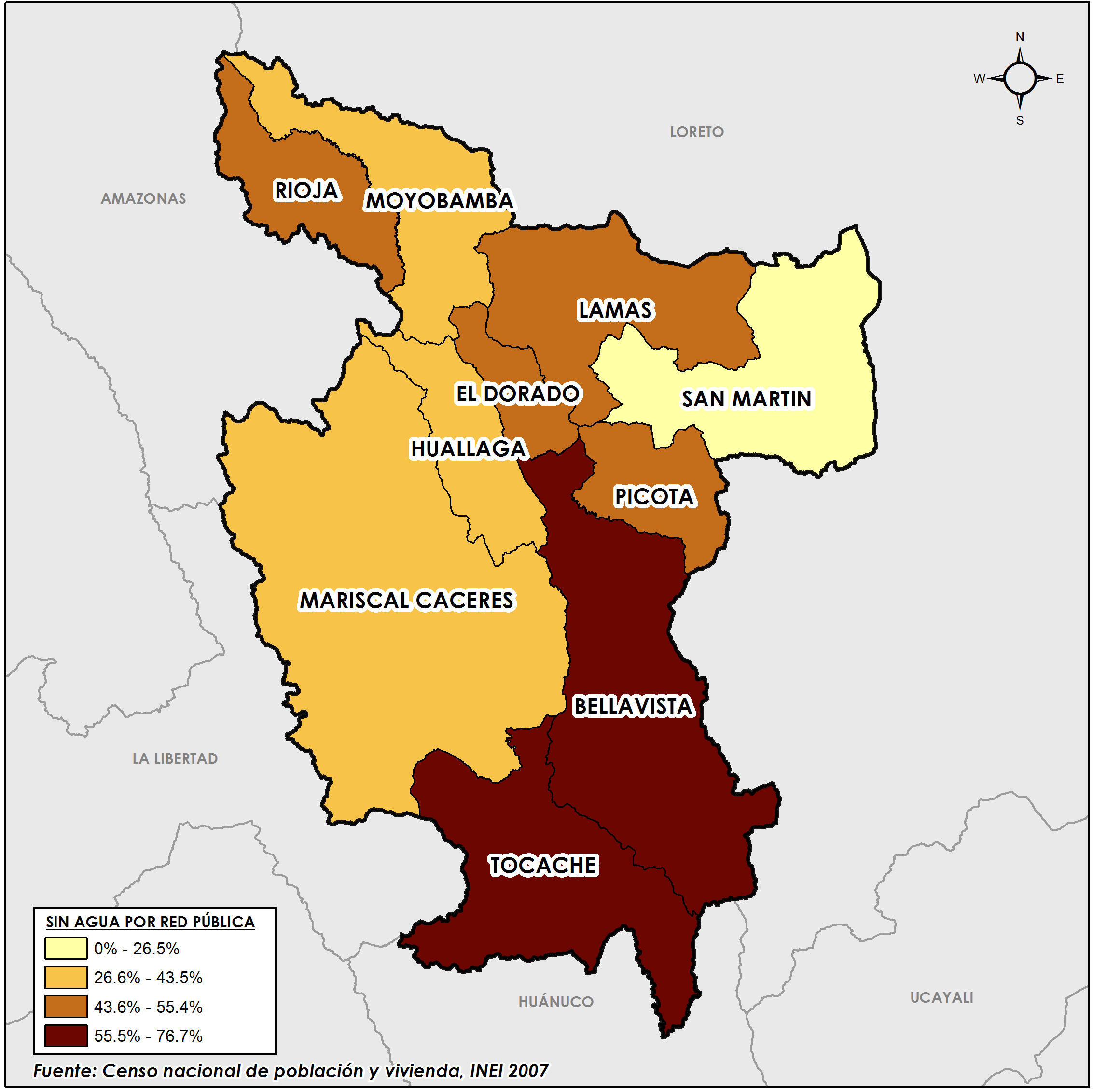 Mapa de Indicadores de San Martín